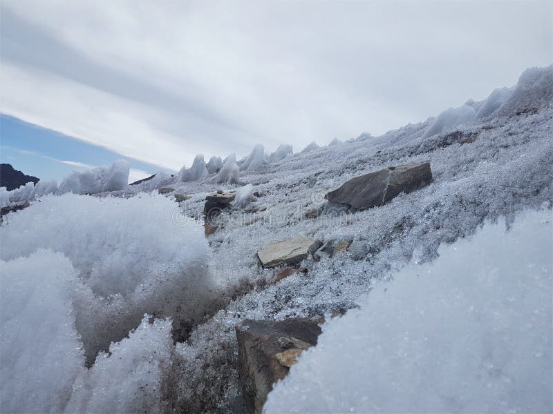 Ice Snow field stock image. Image of cold, beauty, sunlight - 93866873