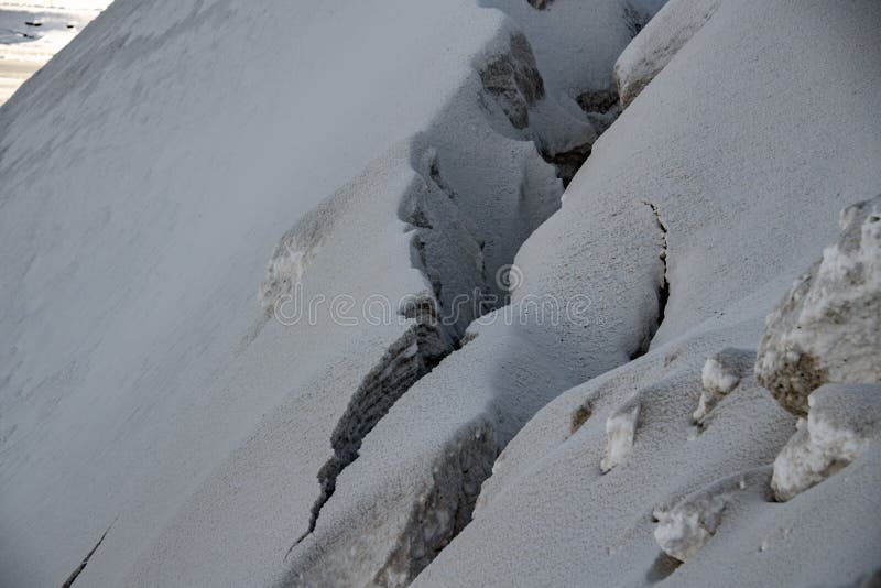 Ice crevasse stock photo. Image of freeze, glacial, arctic - 2164906