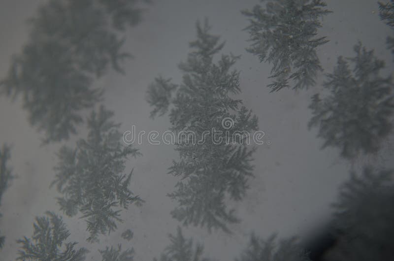 Ice Snow Stars on the Top of Frozen Lake Stock Image - Image of white ...