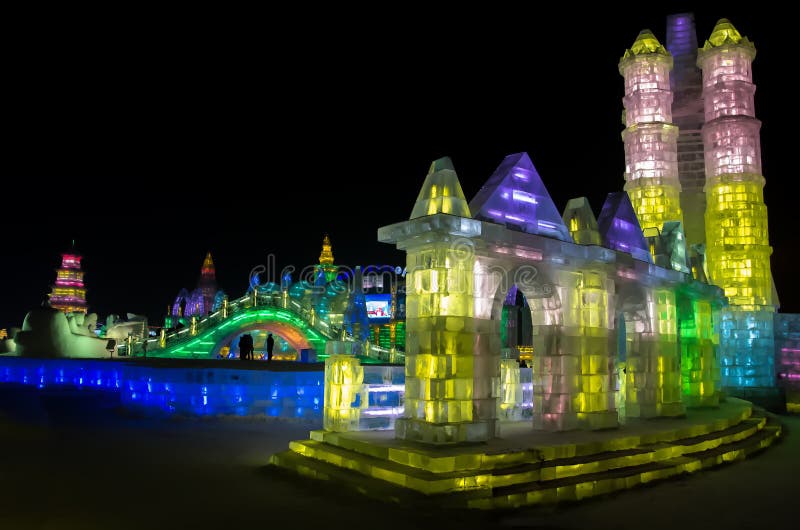 Ice & Snow World Harbin China Editorial Stock Photo - Image of haerbin ...