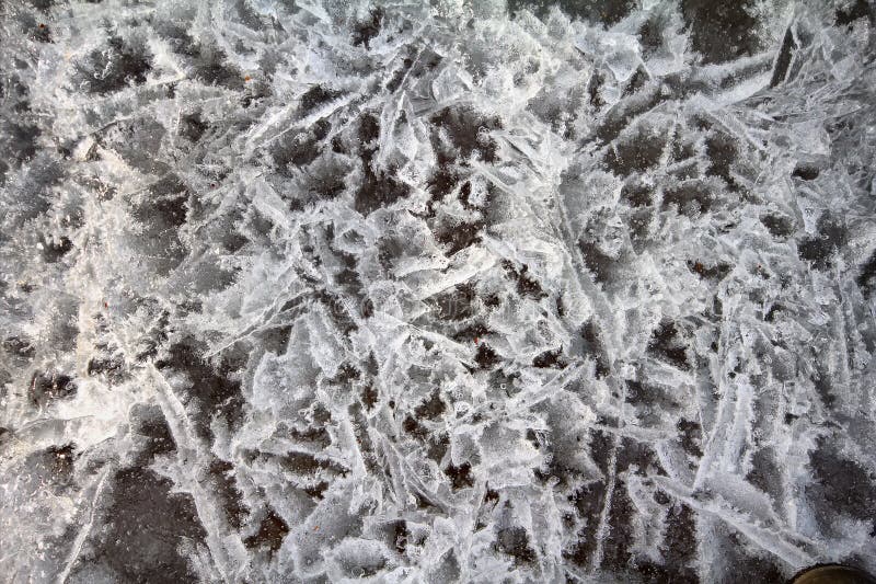 Ice Sparkles and Rays of Sun Reflected in Ice Crystals Stock Photo ...