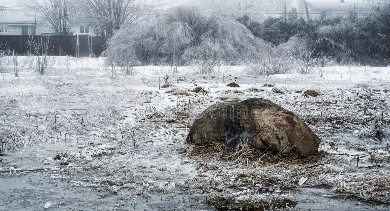 Scene of Freezing Rain with Fog in Montreal and Laval and Several Other ...