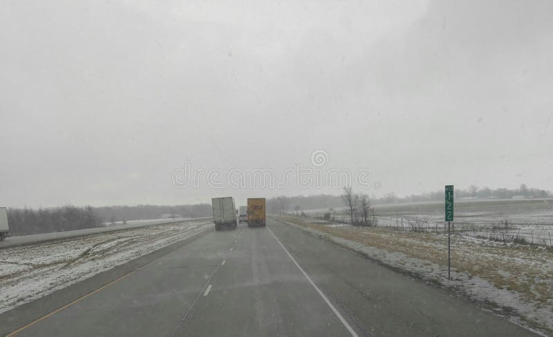 Ice storm editorial image. Image of hail, roads, winter - 79527880