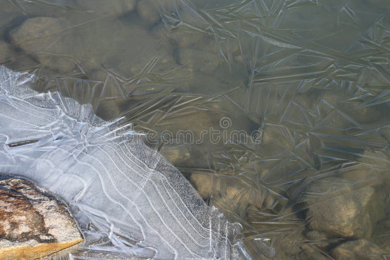 Ice Structure - Frozen Water Stock Image - Image of water, transparent ...