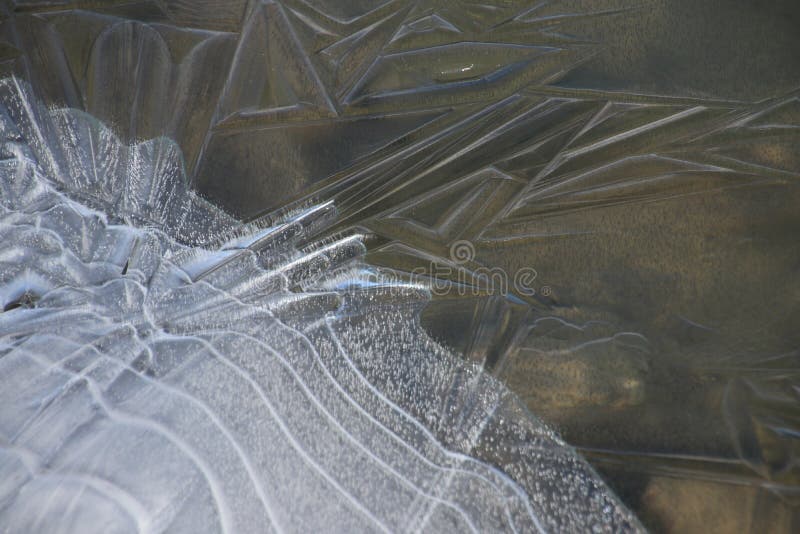 Ice Structure - Frozen Water Stock Image - Image of geometry, winter ...