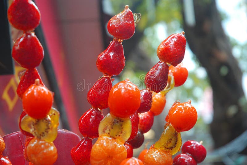 Ice sugar gourd stock photo. Image of harden, sugar, dipped - 66813766