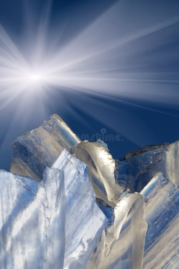 Ice sunrise sky stock image. Image of abstract, shine - 17774239