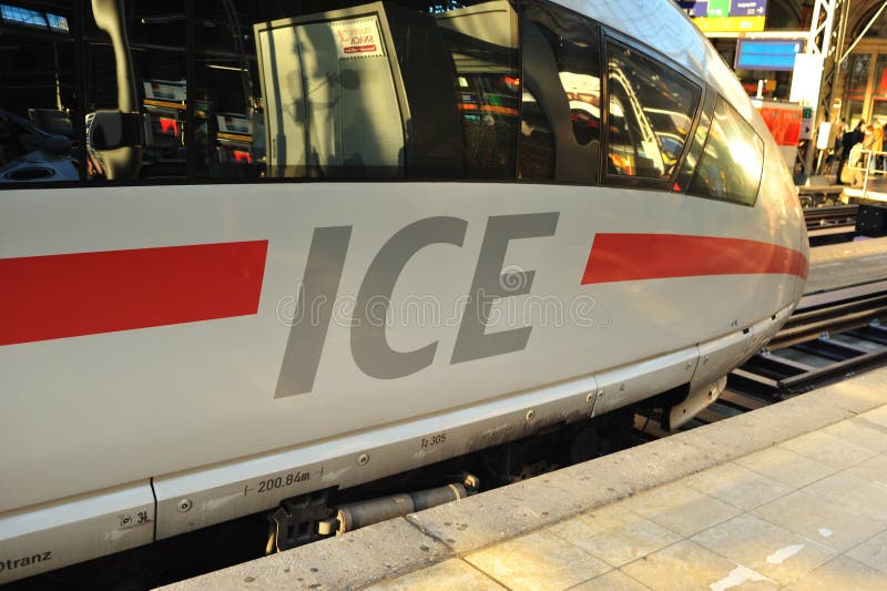 Super fast speed train ICE editorial stock photo. Image of deutschland ...