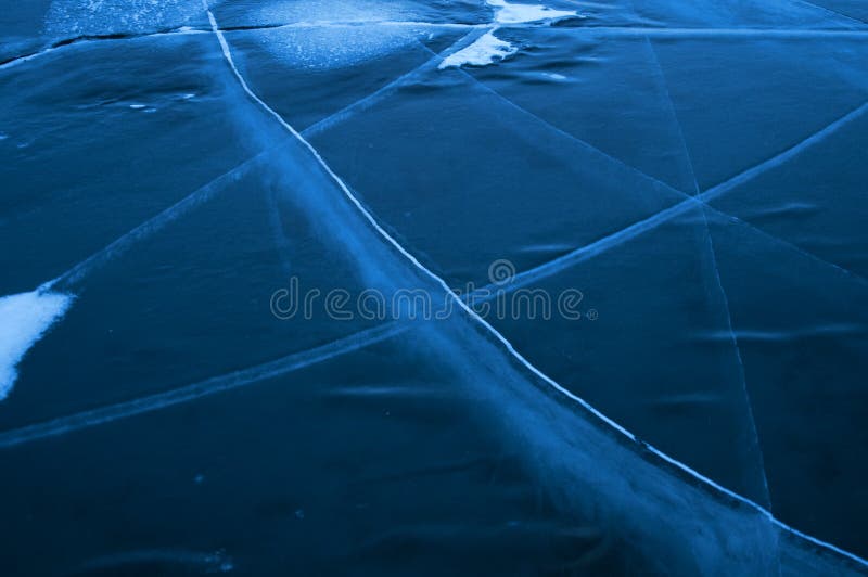 Ice on the Surface of Lake Baikal Stock Photo - Image of coast, nature ...