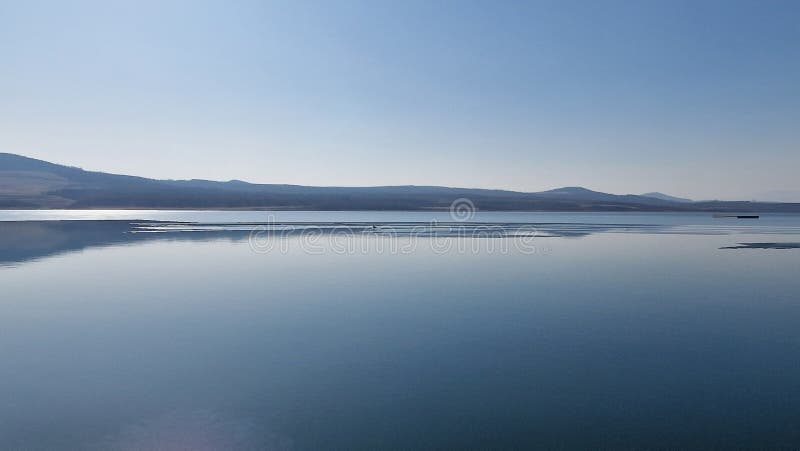 Ice on the Surface of a Lake Milada Stock Photo - Image of fall, melt ...
