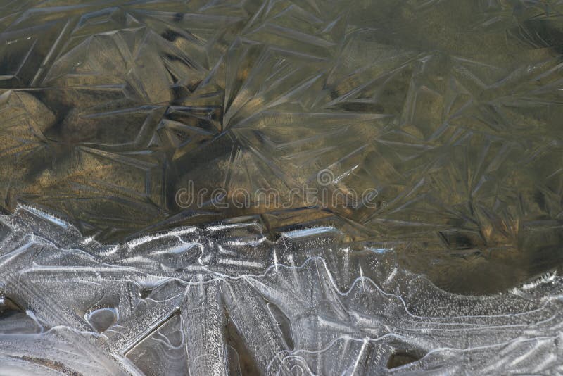 Ice Structure - Frozen Water Stock Image - Image of calm, cold: 160361257