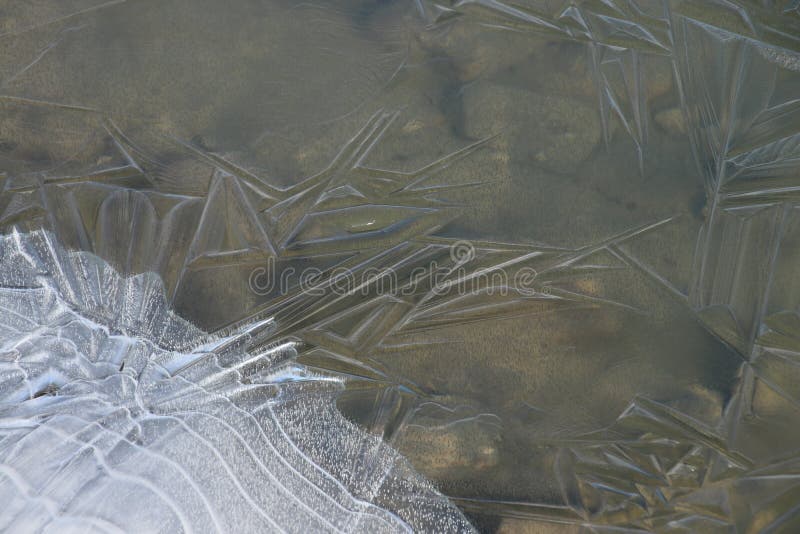 Ice Structure - Frozen Water Stock Image - Image of water, background ...