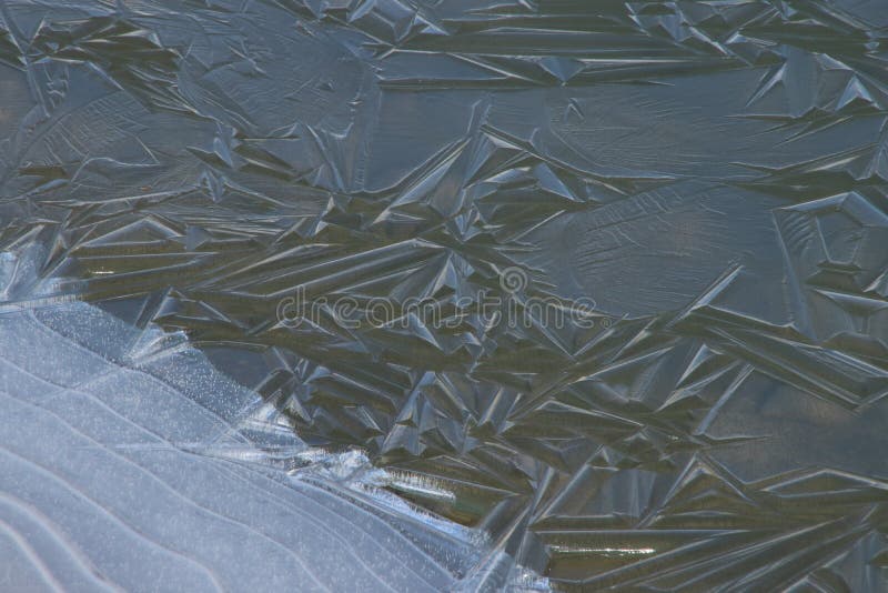Ice Structure - Frozen Water Stock Photo - Image of cover, embedded ...