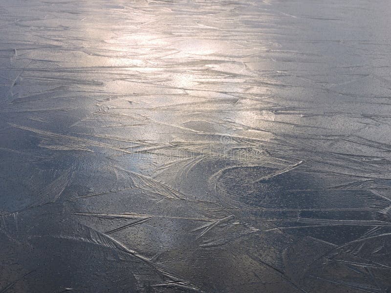 Ice surface texture stock photo. Image of morning, ornaments - 63849118