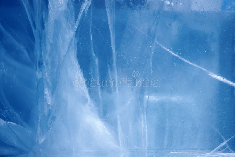 Ice surface texture. stock photo. Image of cracks, closeup - 111027920