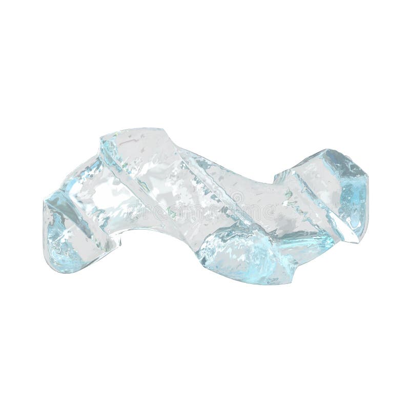 Ice Symbol with Diagonal Thick Straps Stock Vector - Illustration of ...