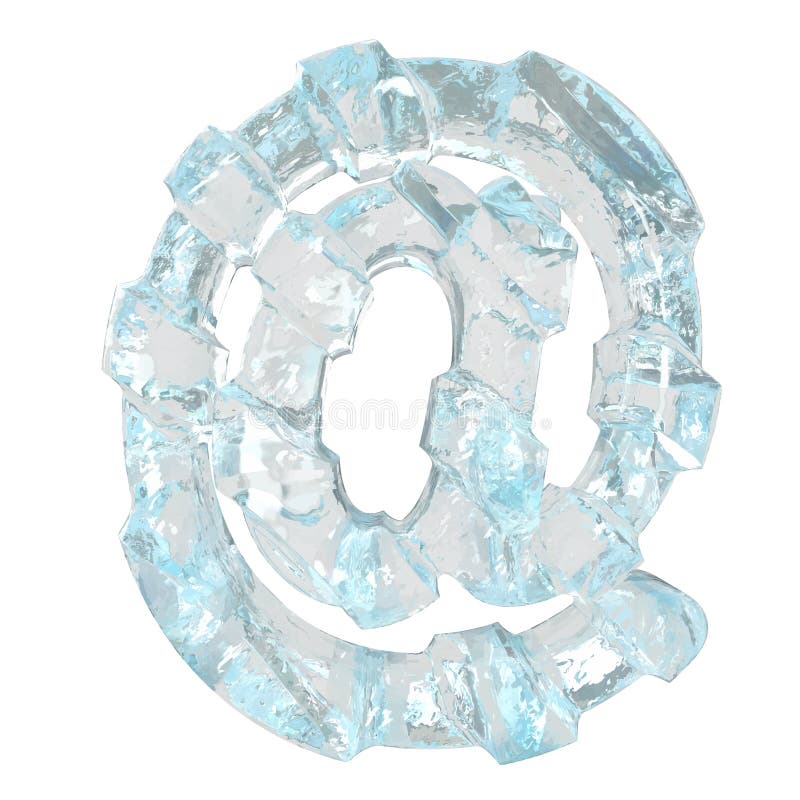 Ice Symbol with Diagonal Thick Straps Stock Vector - Illustration of ...