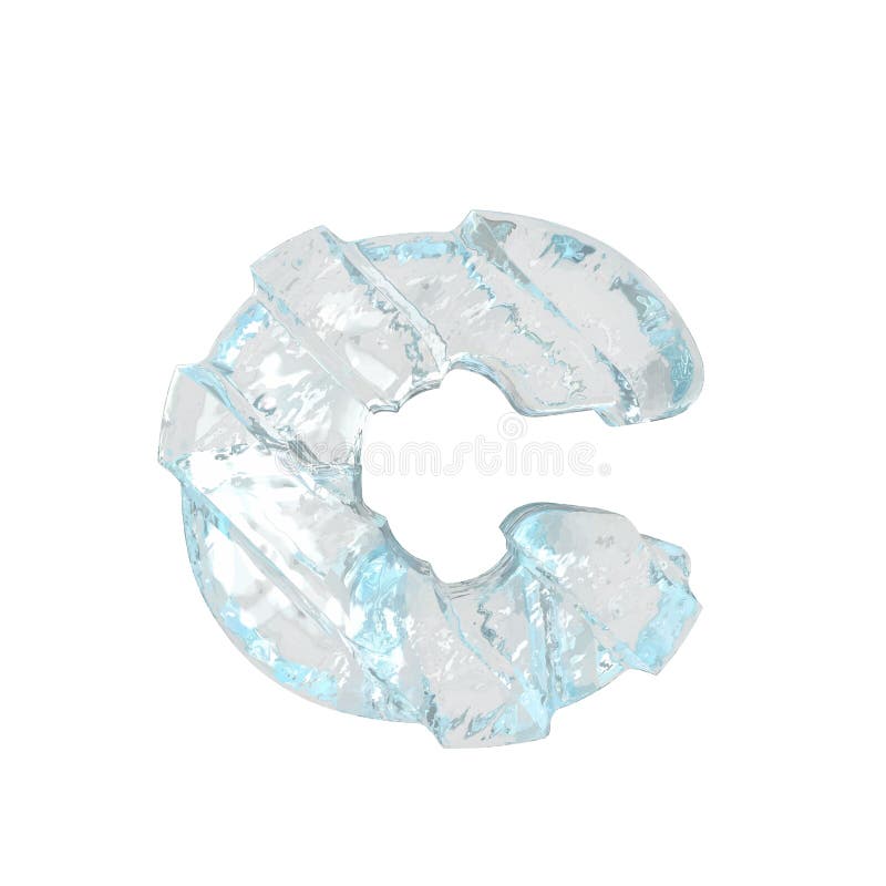 Ice Font Letter C 3d Stock Illustrations – 89 Ice Font Letter C 3d ...