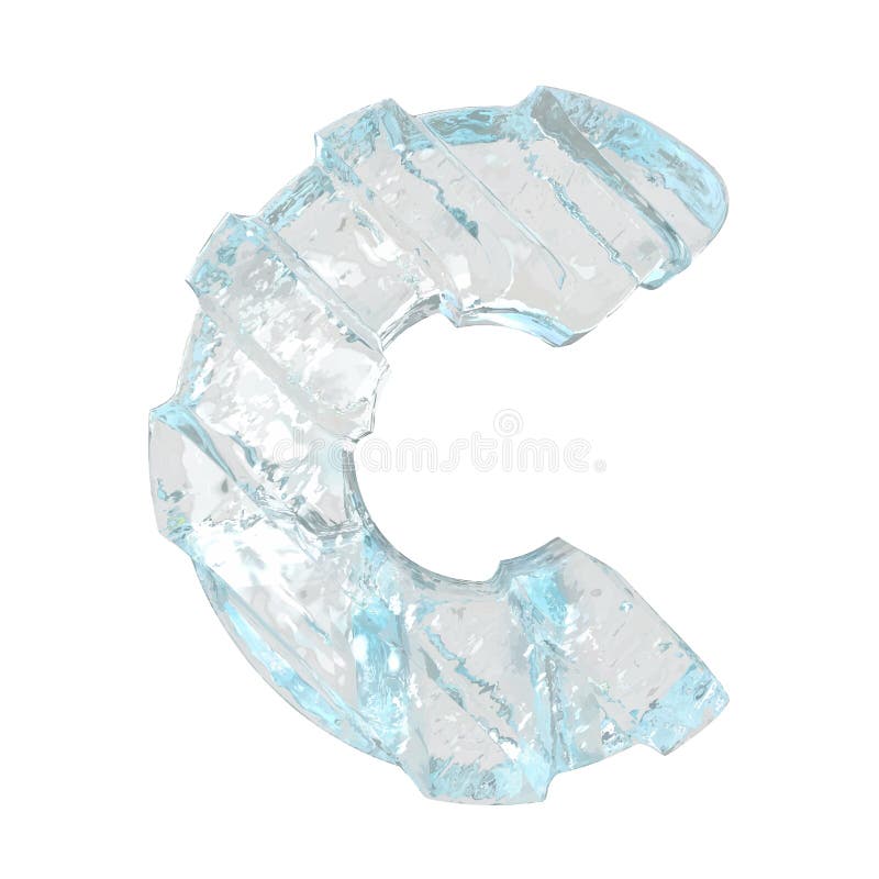 Ice Font Letter C 3d Stock Illustrations – 89 Ice Font Letter C 3d ...