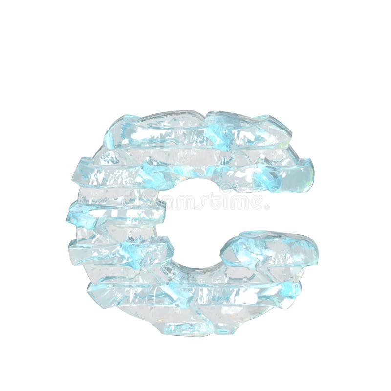 Ice Font Letter C 3d Stock Illustrations – 89 Ice Font Letter C 3d ...
