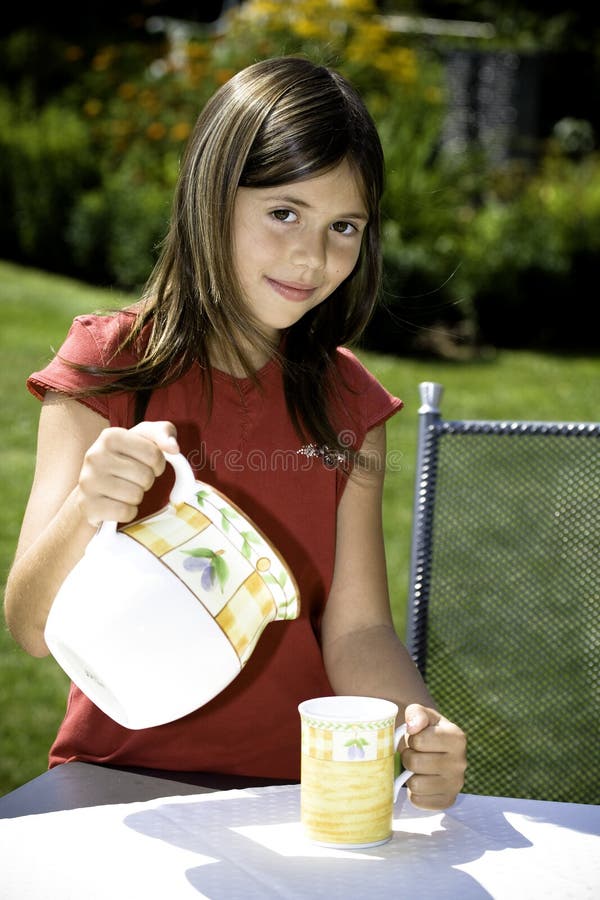 Tween Eating Ice Cream stock image. Image of girl, stick - 112768007