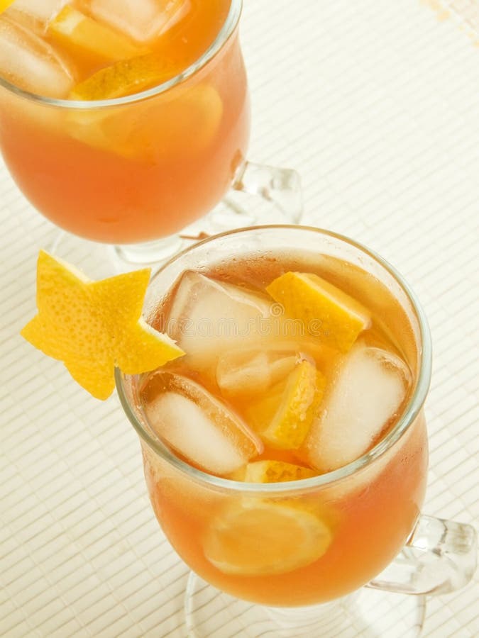 Ice tea stock image. Image of iced, nutrition, slice - 14263881