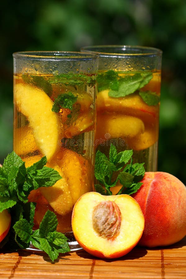 Ice tea stock image. Image of glass, iced, mint, beverages - 20626727