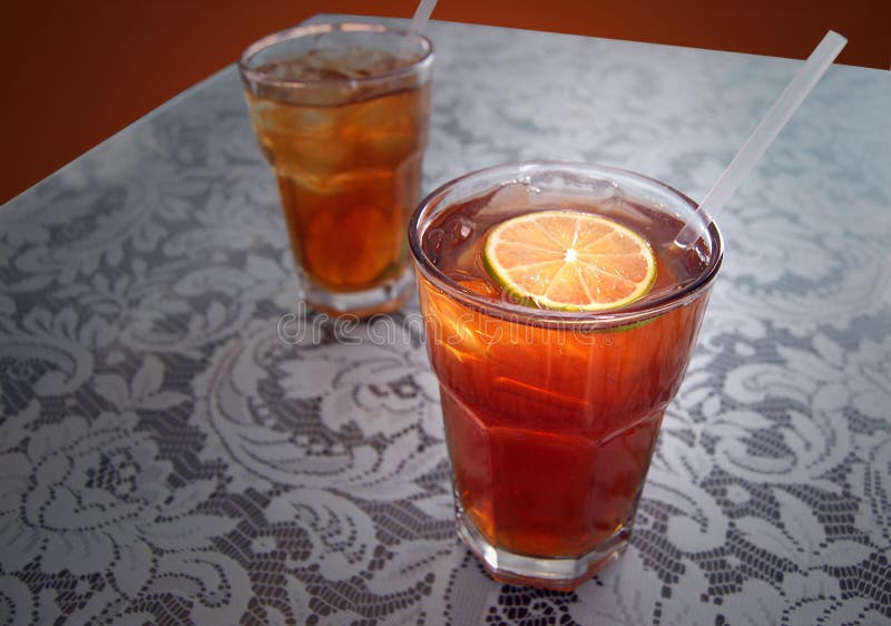 Ice Tea stock image. Image of chill, glass, restaurant - 4034137