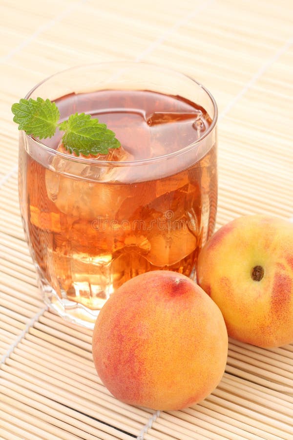 Ice tea stock image. Image of liquid, juice, peaches, refreshment - 5110497
