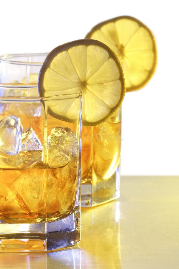 Ice tea stock image. Image of yellow, slice, close, bright - 9579351