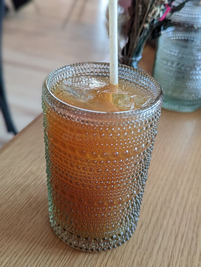 Ice Tea Cool Refreshing Glass Stock Photo - Image of beer, produce ...