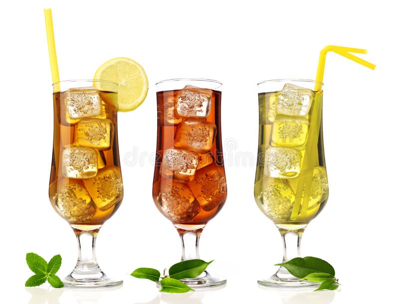 Ice tea mix stock image. Image of isolated, cocktail - 51874985