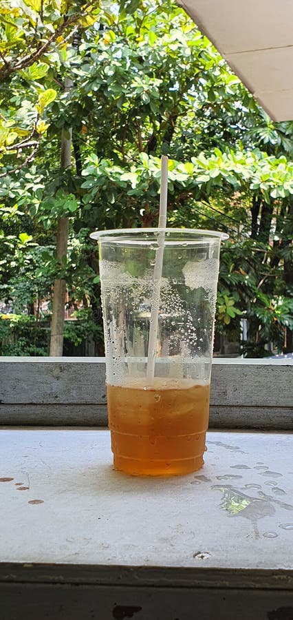 Ice Tea in Outdoor Place stock photo. Image of outdoor - 262477768