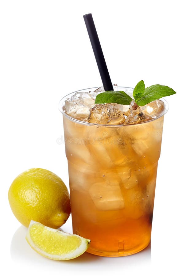 Lemon iced tea stock image. Image of full, quench, closeup - 2066953