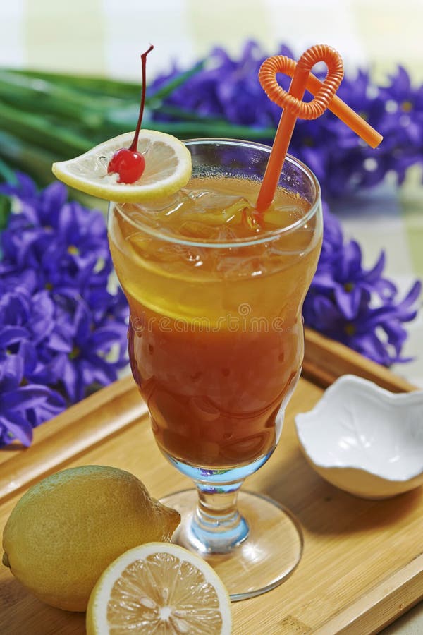 Ice tea stock image. Image of cold, cool, diet, glass - 63390439