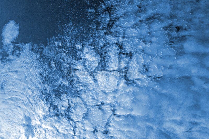 Ice Texture. Black and Blue Ice Texture. Ice Texture of Frozen Water ...