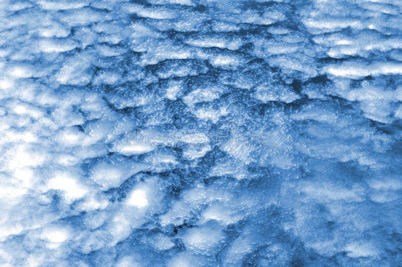 Ice Texture. Ice Texture of Frozen Water. Blue Ice of Frozen Falling ...