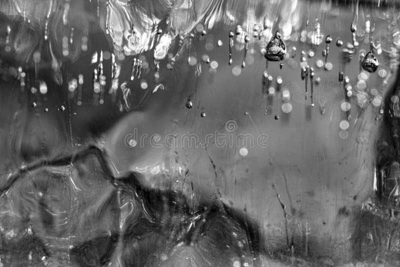 Ice Texture Close Up in the Macro Stock Photo - Image of outdoors ...