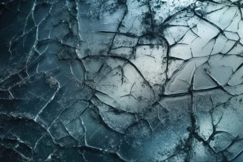 Ice Texture, Cracked and Frozen. Cracked Ice Stock Illustration ...