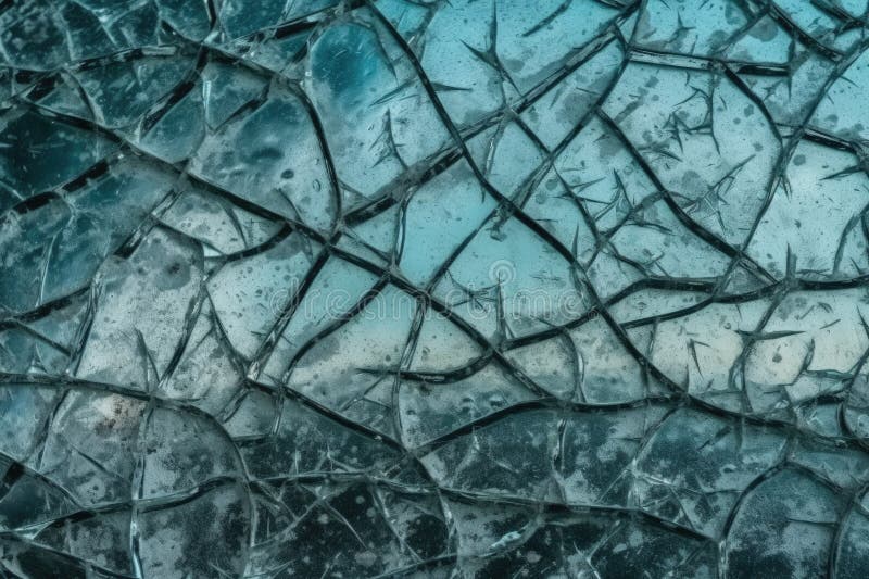 Ice Texture, Cracked and Frozen. Cracked Ice Stock Illustration ...