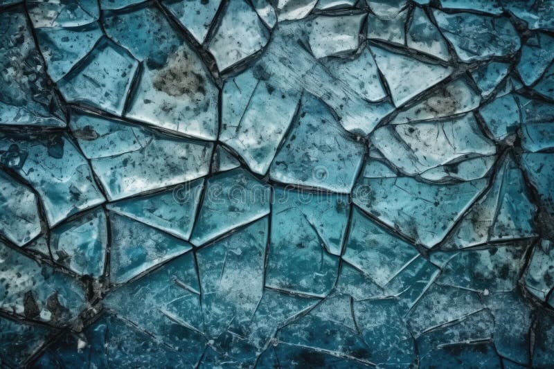 Ice Texture, Cracked and Frozen. Cracked Ice Stock Illustration ...
