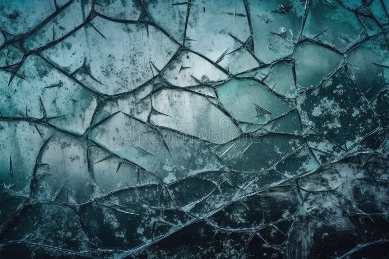 Ice Texture, Cracked and Frozen. Cracked Ice Stock Illustration ...