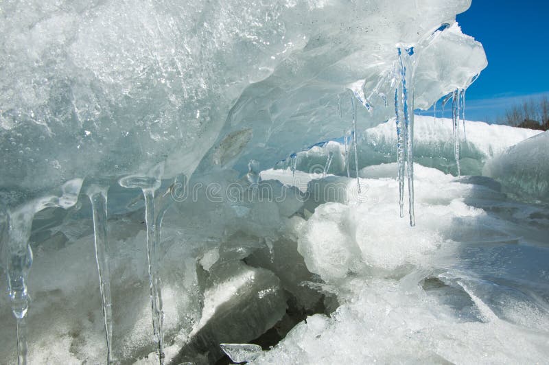 Ice stock image. Image of gelid, river, clear, nature - 122726181