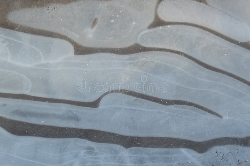 Ice Texture on the Ground Winter Patterns Stock Image - Image of ...
