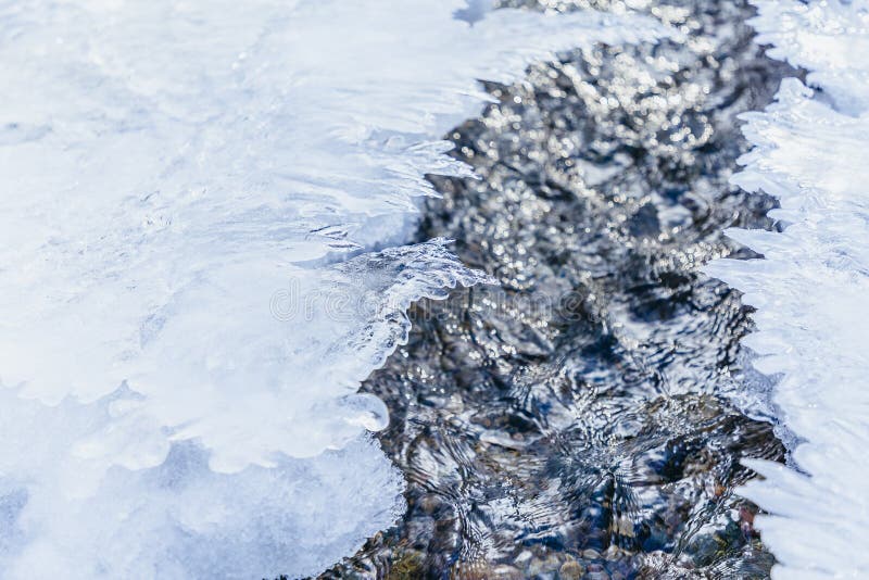 Ice Texture, Interesting Frozen Lake Patterns, Naturally Created Forms ...