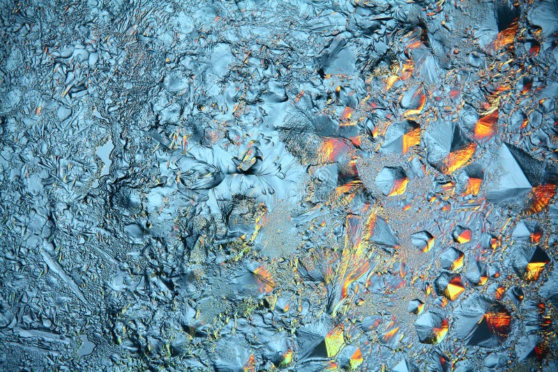 Ice Texture Macro Blue Broken Cold Stock Photo - Image of refraction ...