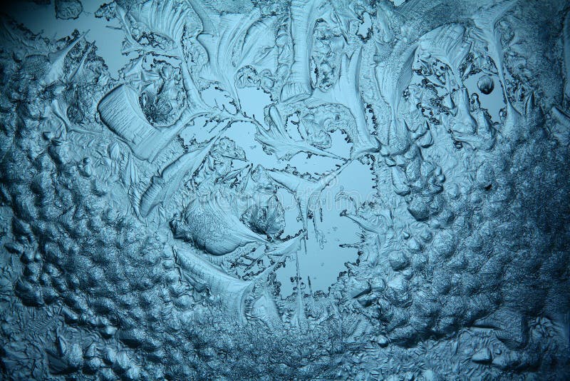 Ice Texture Macro Blue Broken Cold Stock Image - Image of bubble ...