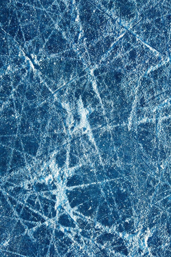 Ice Texture on a Skating Rink. Vertical Photo Stock Photo - Image of ...