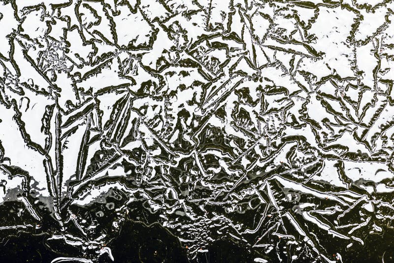 Ice Texture, Strange Shapes on the Ice Sheet. Stock Image - Image of ...