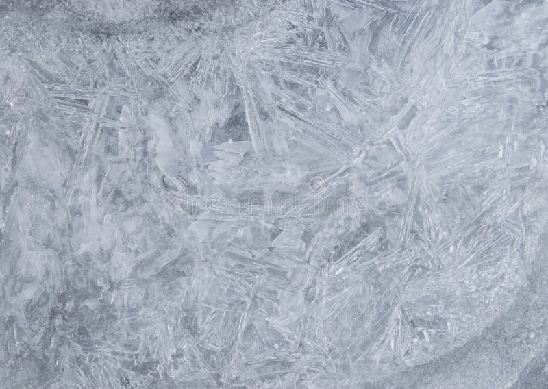 Ice texture on water stock image. Image of bright, crystal - 66072107